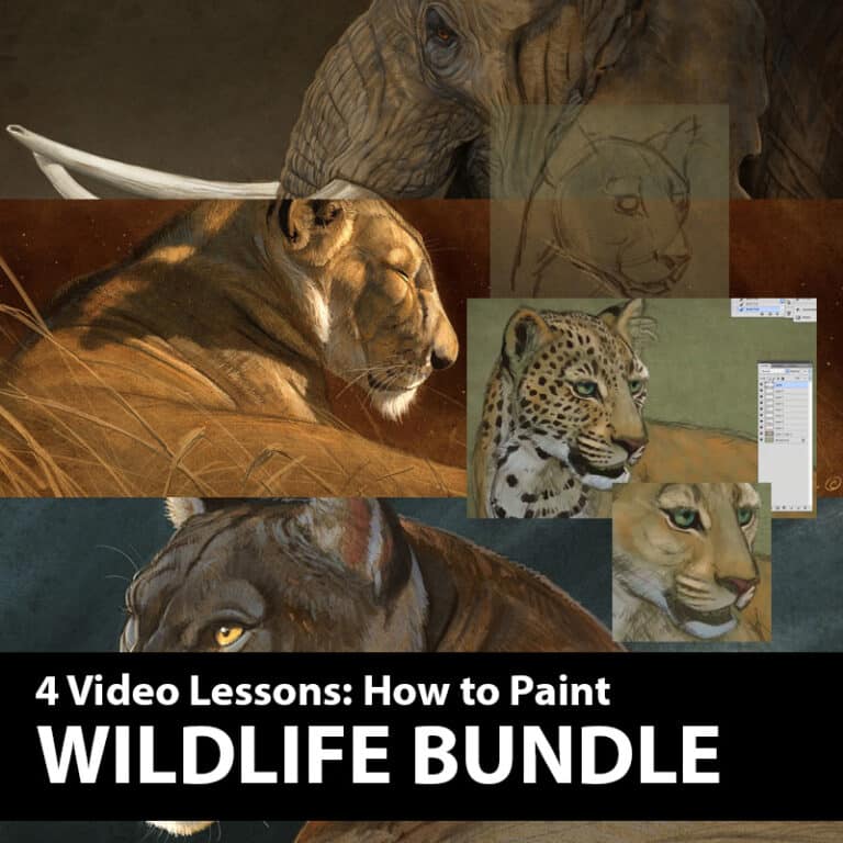 Painting Dramatic Animal Portraits - The Art of Aaron Blaise