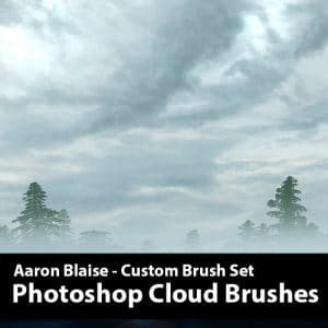 Custom Photoshop Cloud Brushes