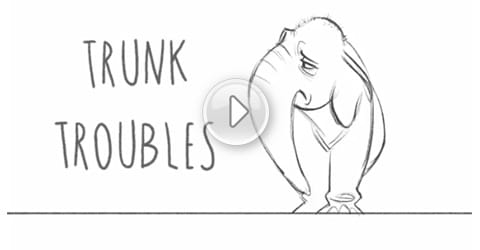 Hand Drawn Animation - "Trunk Troubles" - The Art of Aaron Blaise