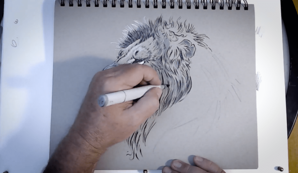 Pen & Ink Drawing with Aaron Blaise #inktober Tutorial Drawing Lessons
