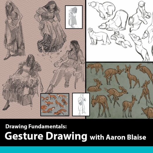 Gesture Drawing With Aaron Blaise Drawing Tutorial