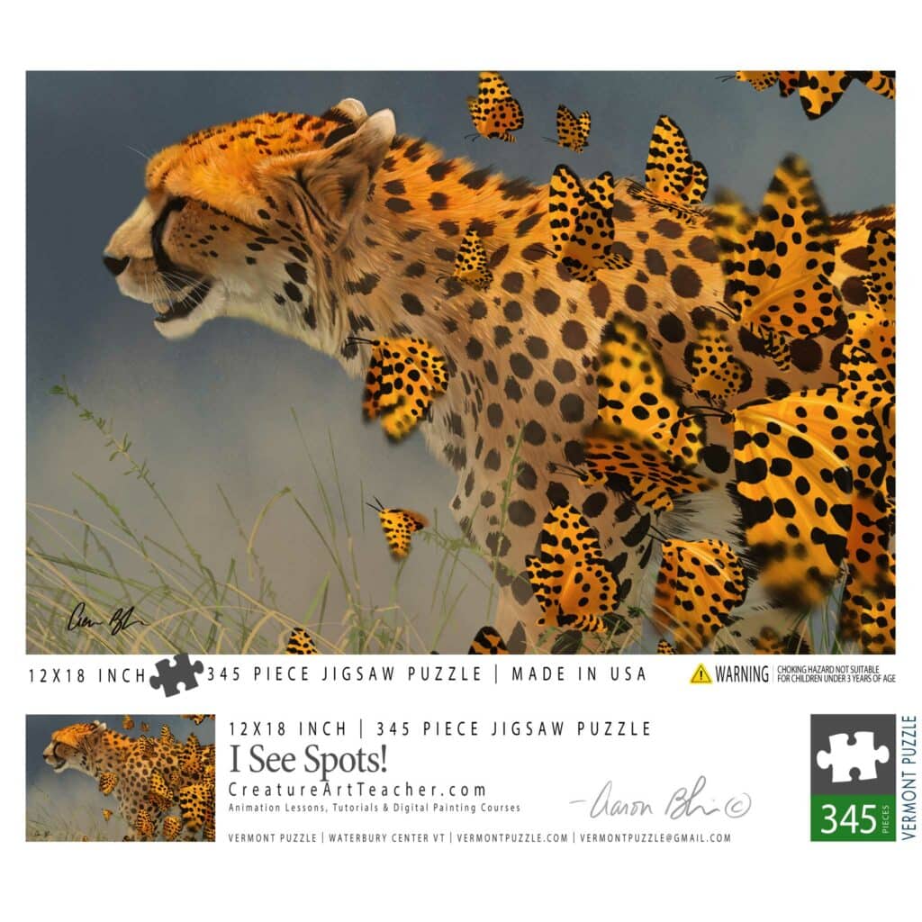 "I See Spots" Puzzle (345 Pieces) - The Art of Aaron Blaise