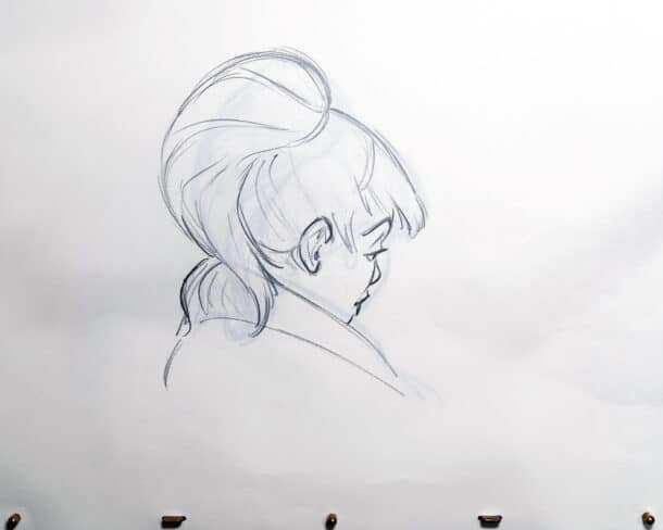 "Girl Turns Her Head" Animation (Set of 7 Drawings) - The Art of Aaron ...