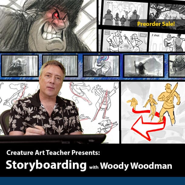Storyboarding with Woody Woodman - Drawing Tutorial