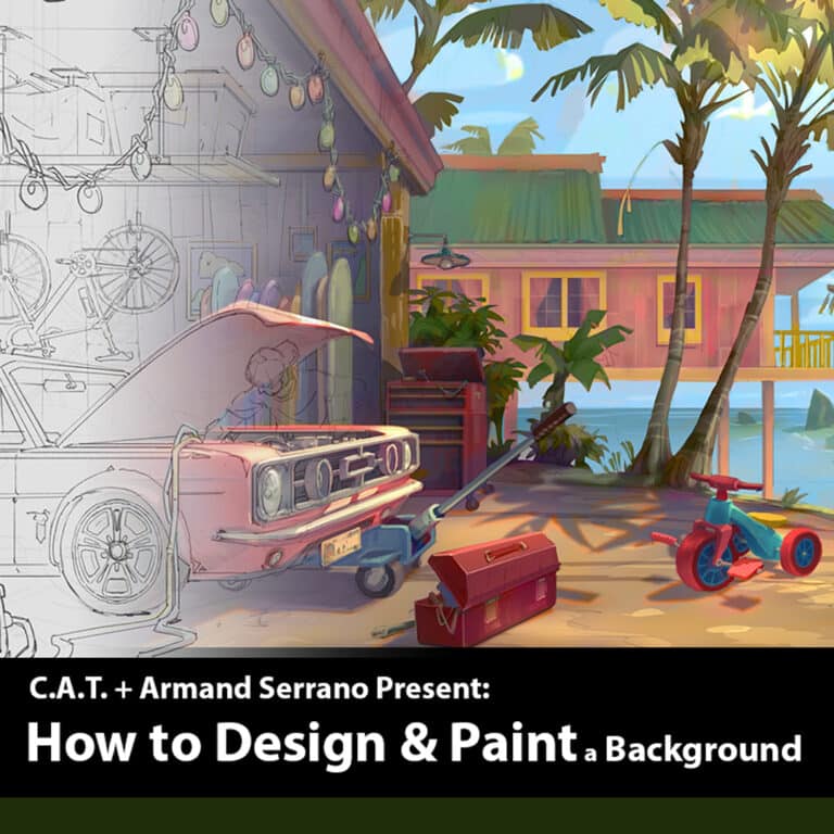 How to Design & Paint a Background - ON SALE