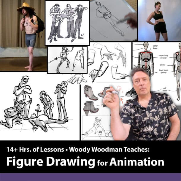 Figure Drawing for Animation with Woody Woodman - Drawing Tutorial