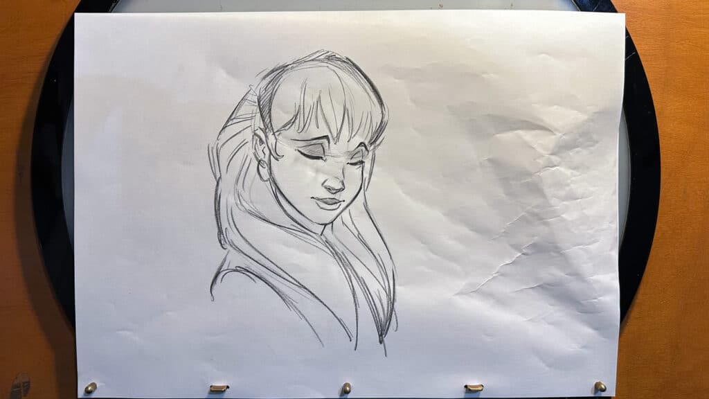"Ophelia" Animation Demo by Aaron Blaise - (Set of 6 Drawings) - The ...