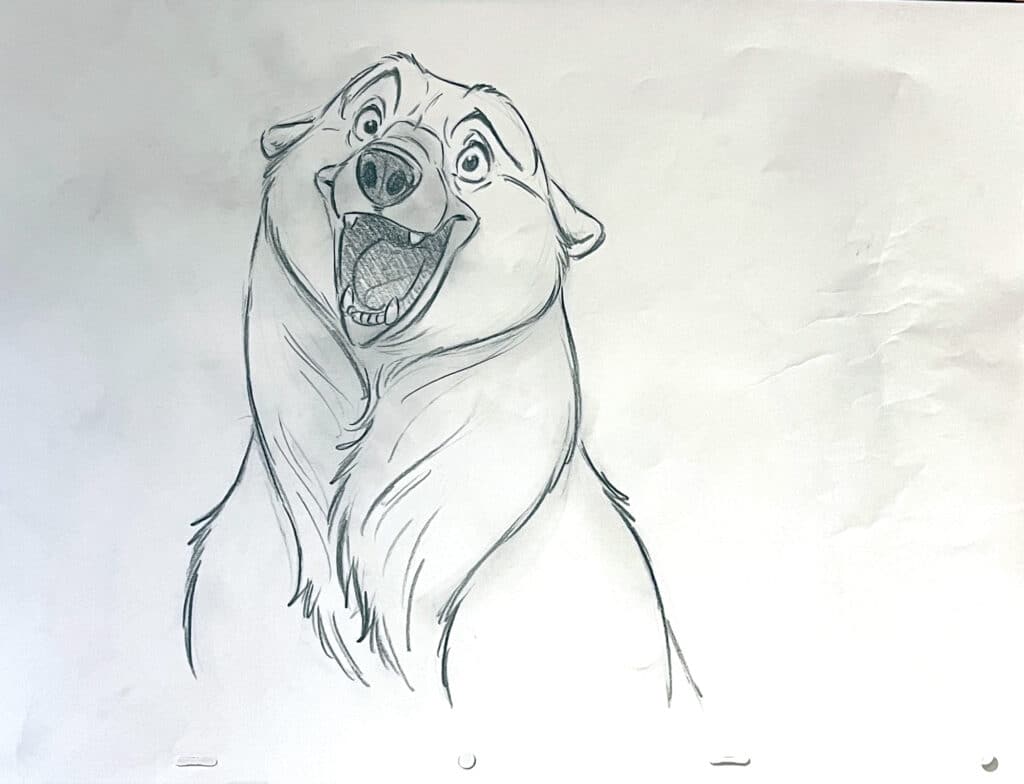 "Snow Bear Live #5" Original Drawing by Aaron Blaise - The Art of Aaron ...
