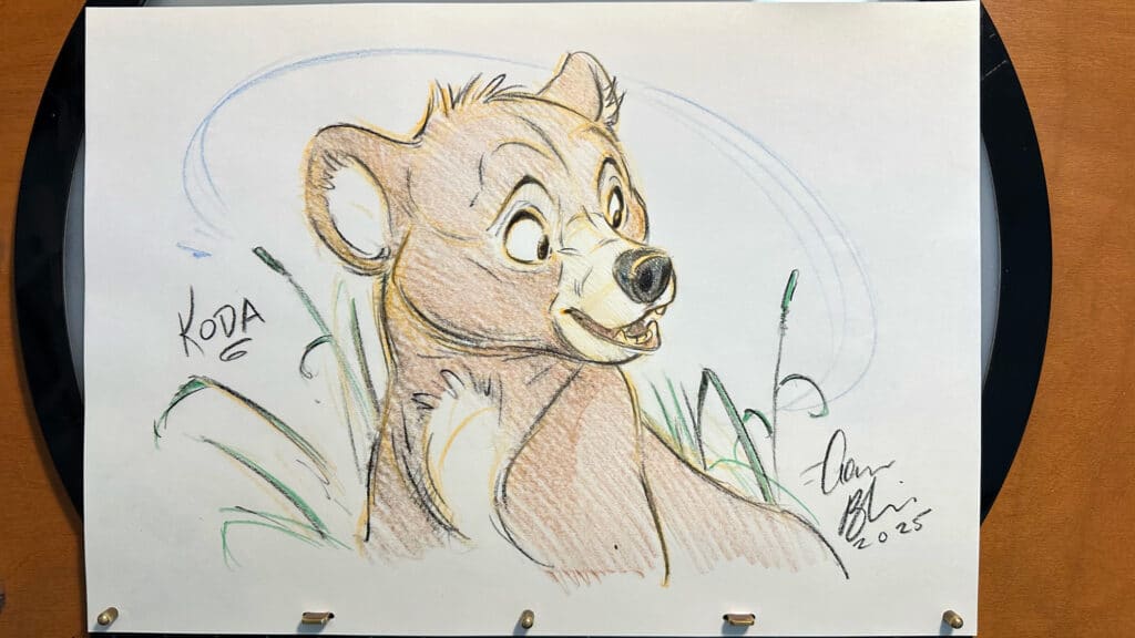 "Koda" Mixed Media Drawing by Aaron Blaise - The Art of Aaron Blaise