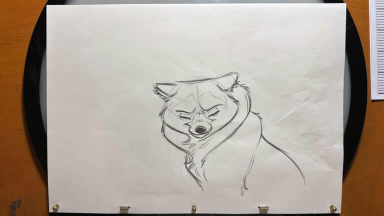 "Arctic Fox" Animation Drawings by Aaron Blaise - (Set of 5 Drawings ...