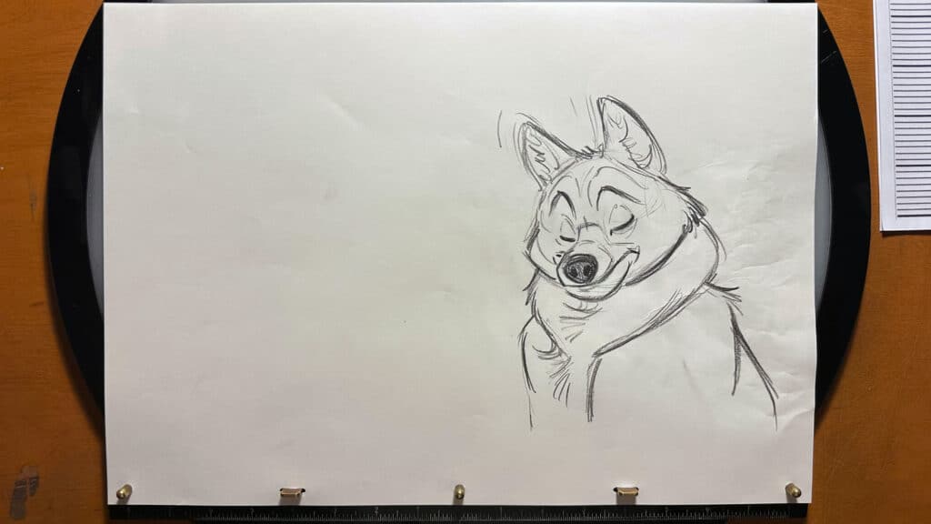 "Arctic Wolf" Animation Drawings by Aaron Blaise - (Set of 7 Drawings ...