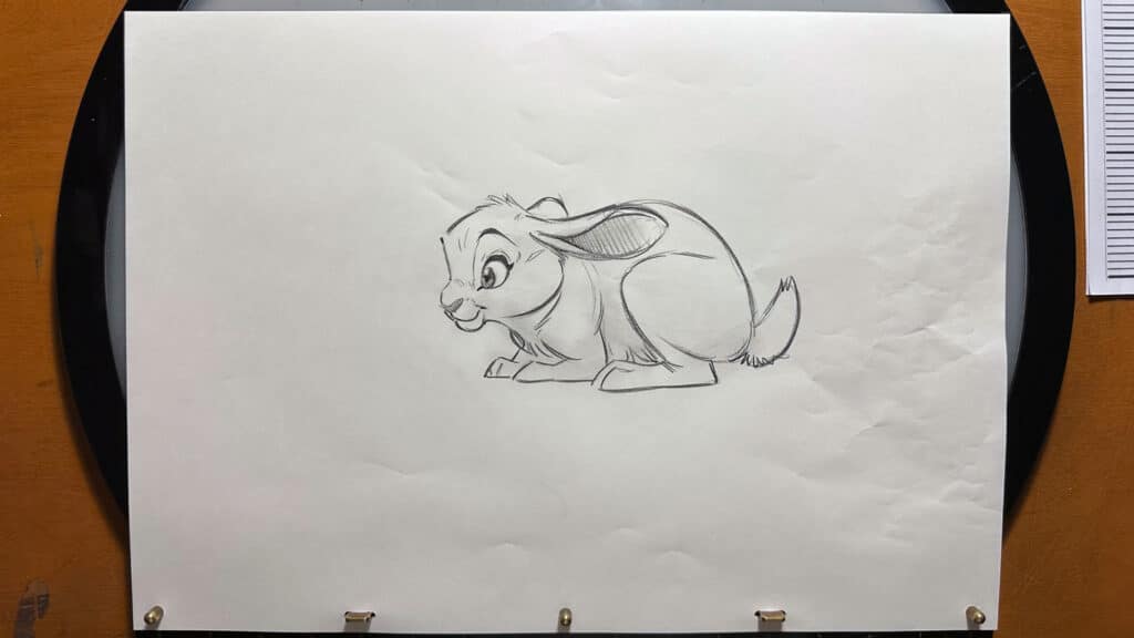"Bunny Hop" Animation Drawings by Aaron Blaise - (Set of 12 Drawings ...