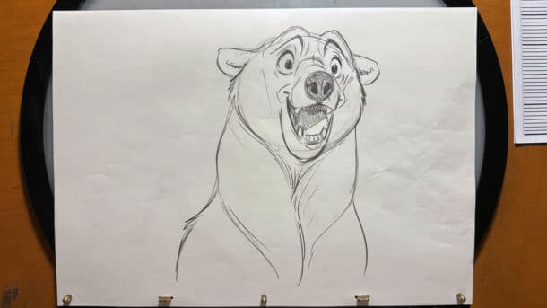 "Glen, Snow Bear" Animation Demo by Aaron Blaise - (Set of 6 Drawings ...
