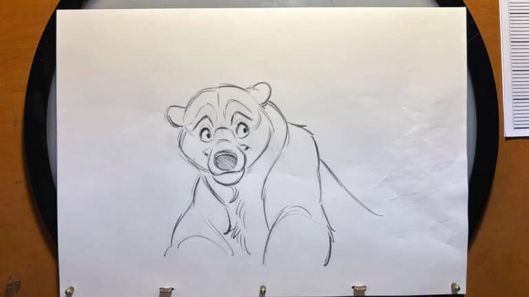 "Snow Bear Demo 8" Animation Demo by Aaron Blaise - (Set of 8 Drawings ...