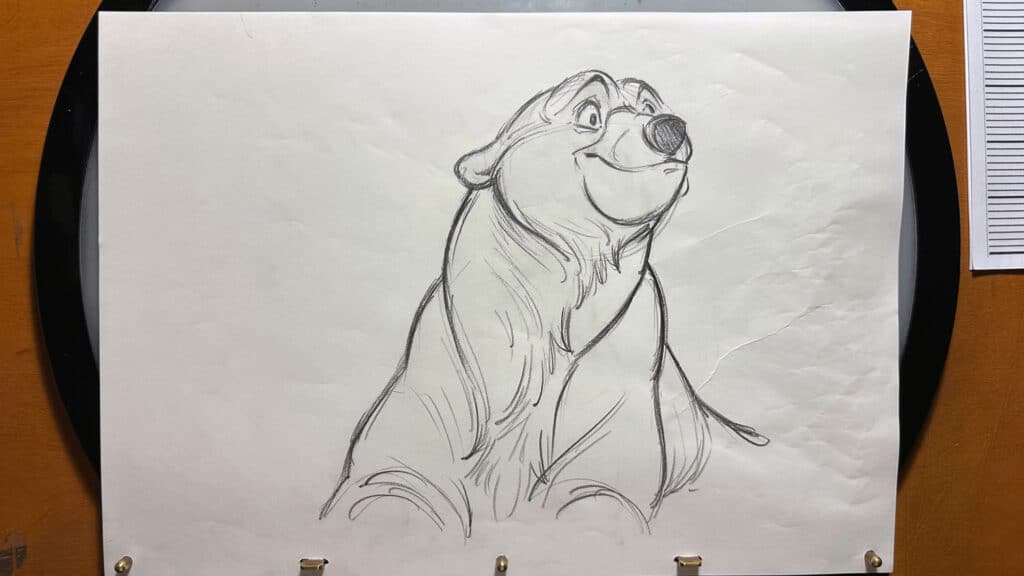 "Snow Bear Demo 8" Animation Demo by Aaron Blaise - (Set of 8 Drawings ...