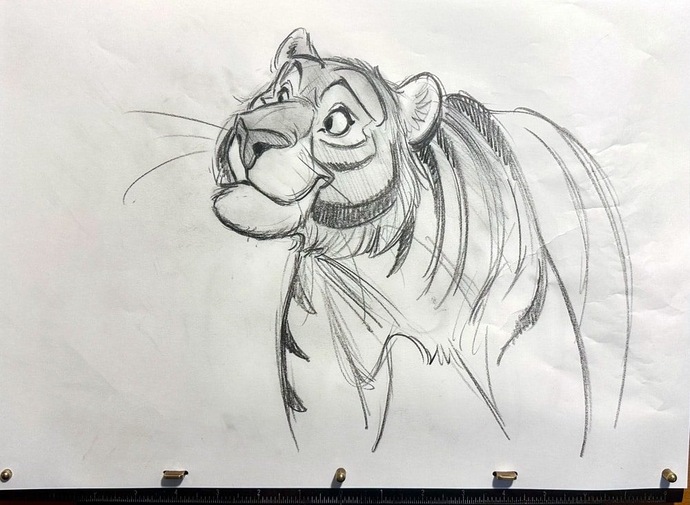 "Rajah 2025 #4" Original Drawing - The Art of Aaron Blaise