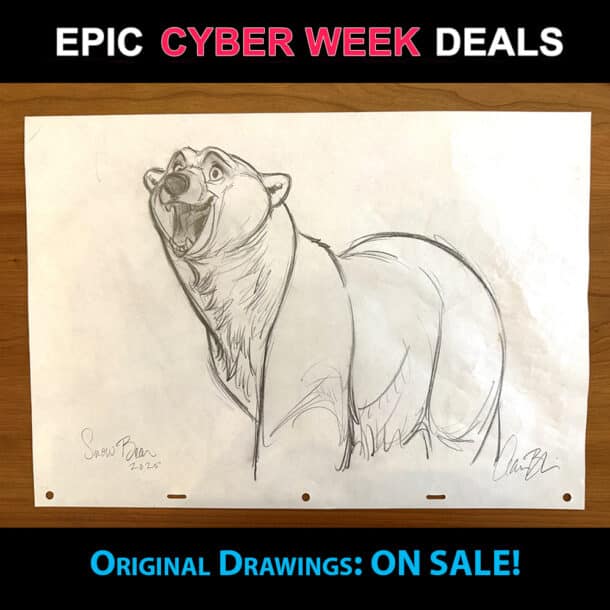 "Glen Key Frame" Original Drawing 2025 - The Art of Aaron Blaise